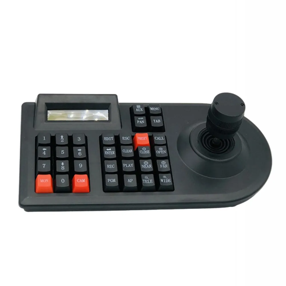 3D PTZ CCTV Keyboard Controller Joystick for RS485 PTZ Speed Dome ...