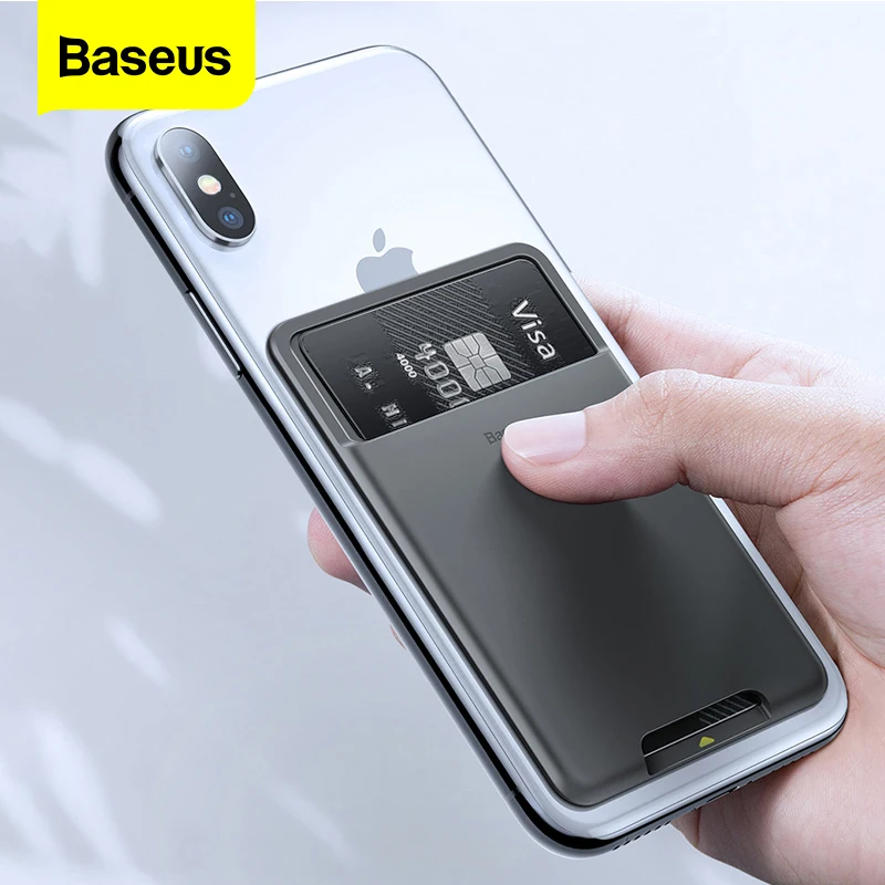 Baseus-Universal-Phone-Back-Slot-Card-Wallet-Case-For-iPhone-X-Xs ...