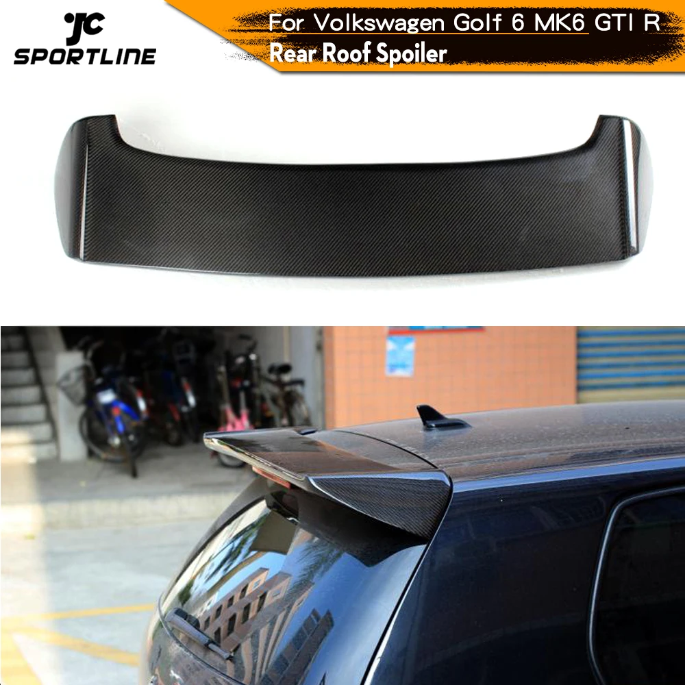 Carbon Fiber / FRP Rear Roof Spoiler Lip for Volkswagen VW Golf 6 VI ...