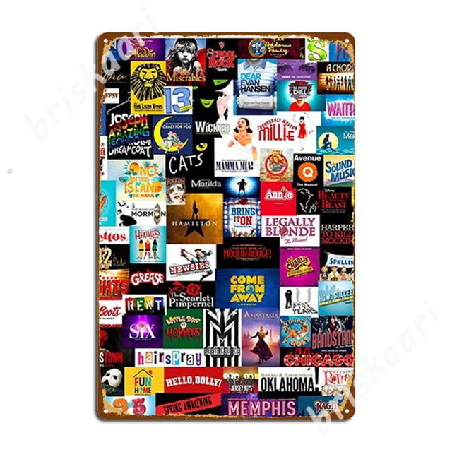 Broadway Shows Collage