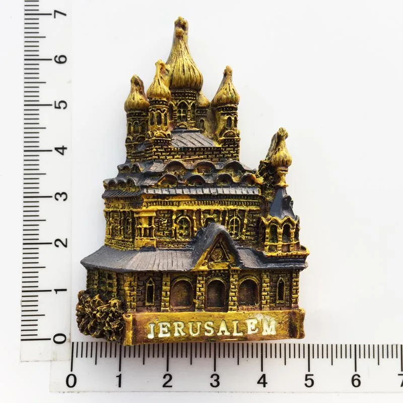 Kitchen Décor Old Town Jerusalem Fridge Magnet Holy Land Souvenir Holy ...