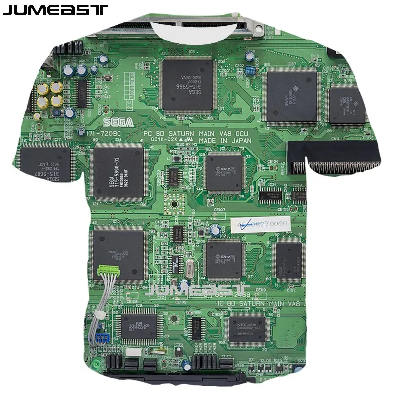 Jumeast-3D-Electronic-Chip-Printed-Men-T-shirts-Oversized-Aesthetic ...