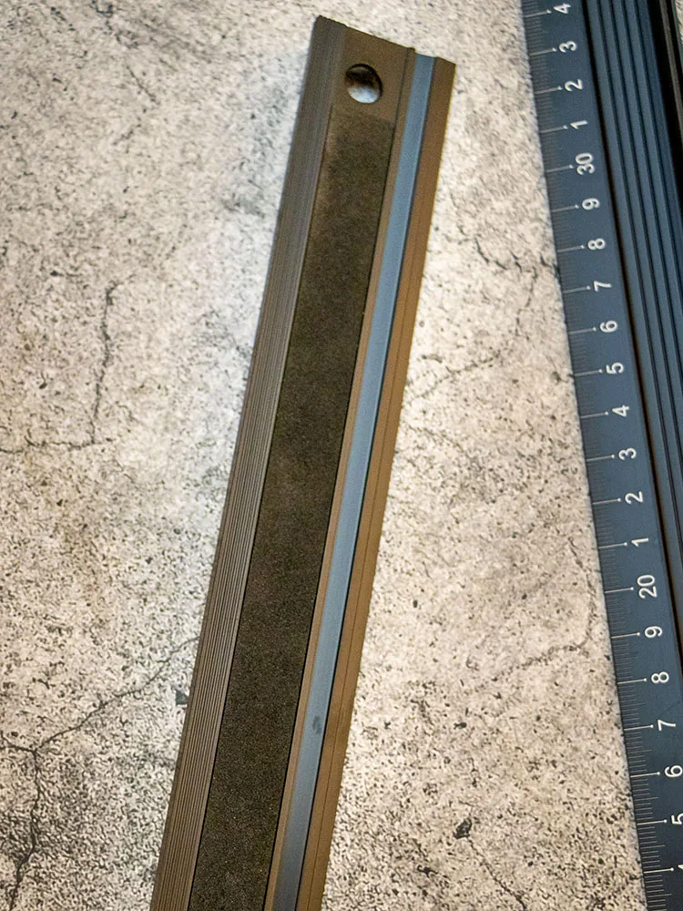 Handmade Leather DIY Tool Cut Leather Anti-cut Ruler Cut-proof Hand ...