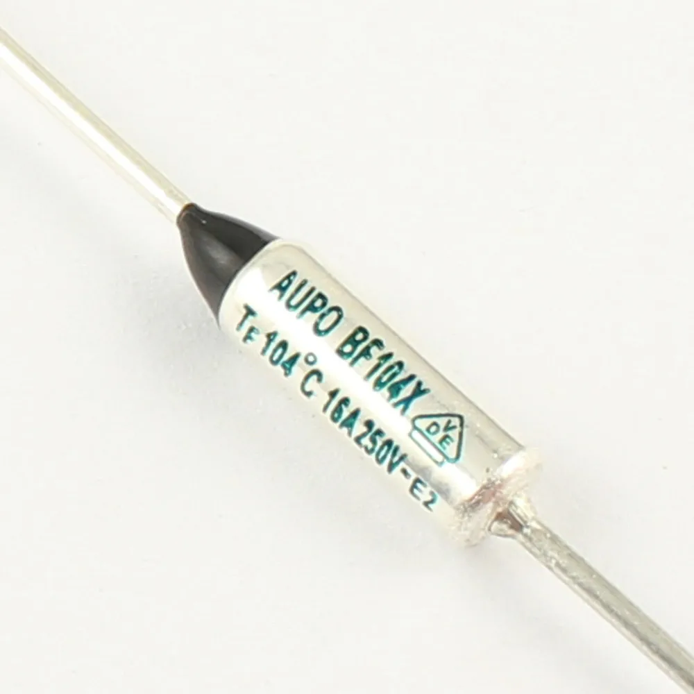 10pcs 새로운 Aupo 열 퓨즈 차단 TF 펠렛 TCO 104 도 250V 16A BF104X|thermal fuse ...