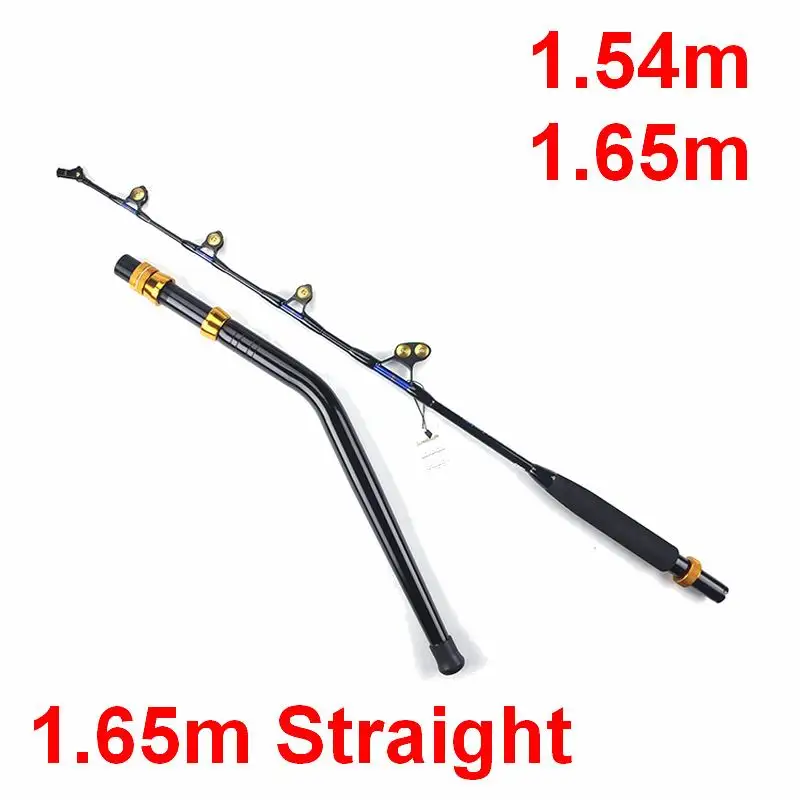 ZZ83-Deep-Sea-80Lbs-130Lbs-Straight-or-Bent-Metal-Handle-Boat-Trolling ...