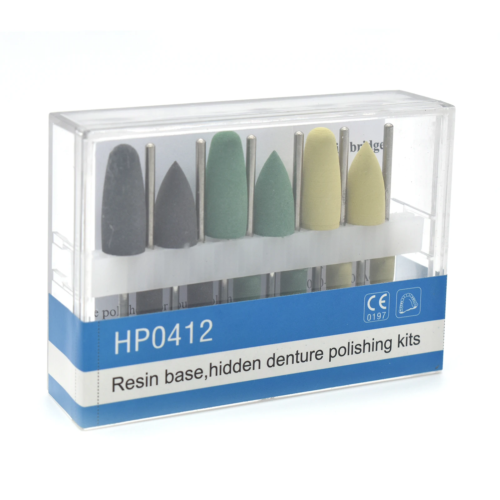1box-Dental-Silicone-Rubber-Trimming-Polishers-Bur-Resin-Base-Hidden ...