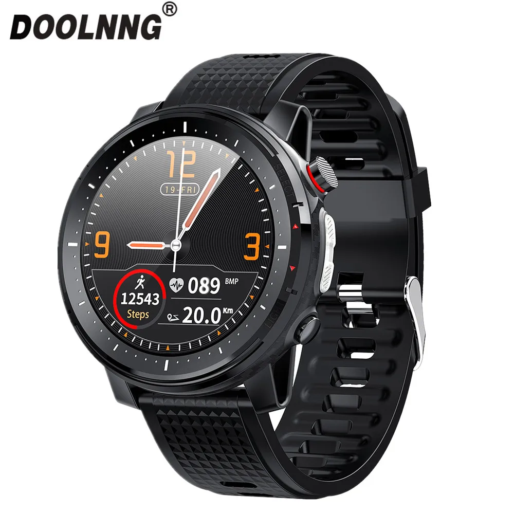 DOOLNNG L15 Smart Watch Men ECG+PPG IP68 Waterproof Bluetooth Music ...