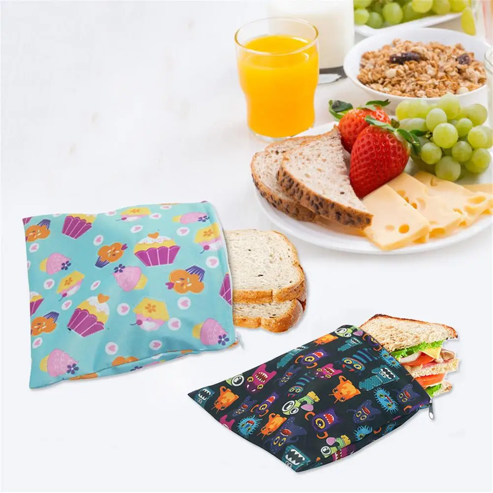 Emballage alimentaire,Sac à collation réutilisable,sac à Sandwich ...