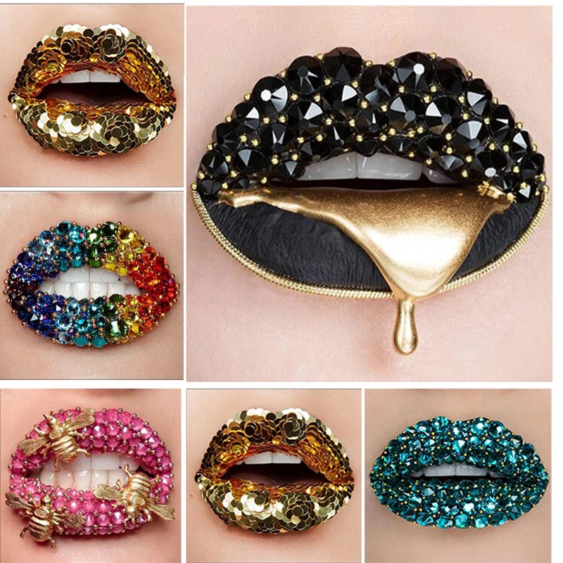 Sexy-Pearl-diamond-lips-Diamond-Painting-DIY-5D-Full-Square-Round ...