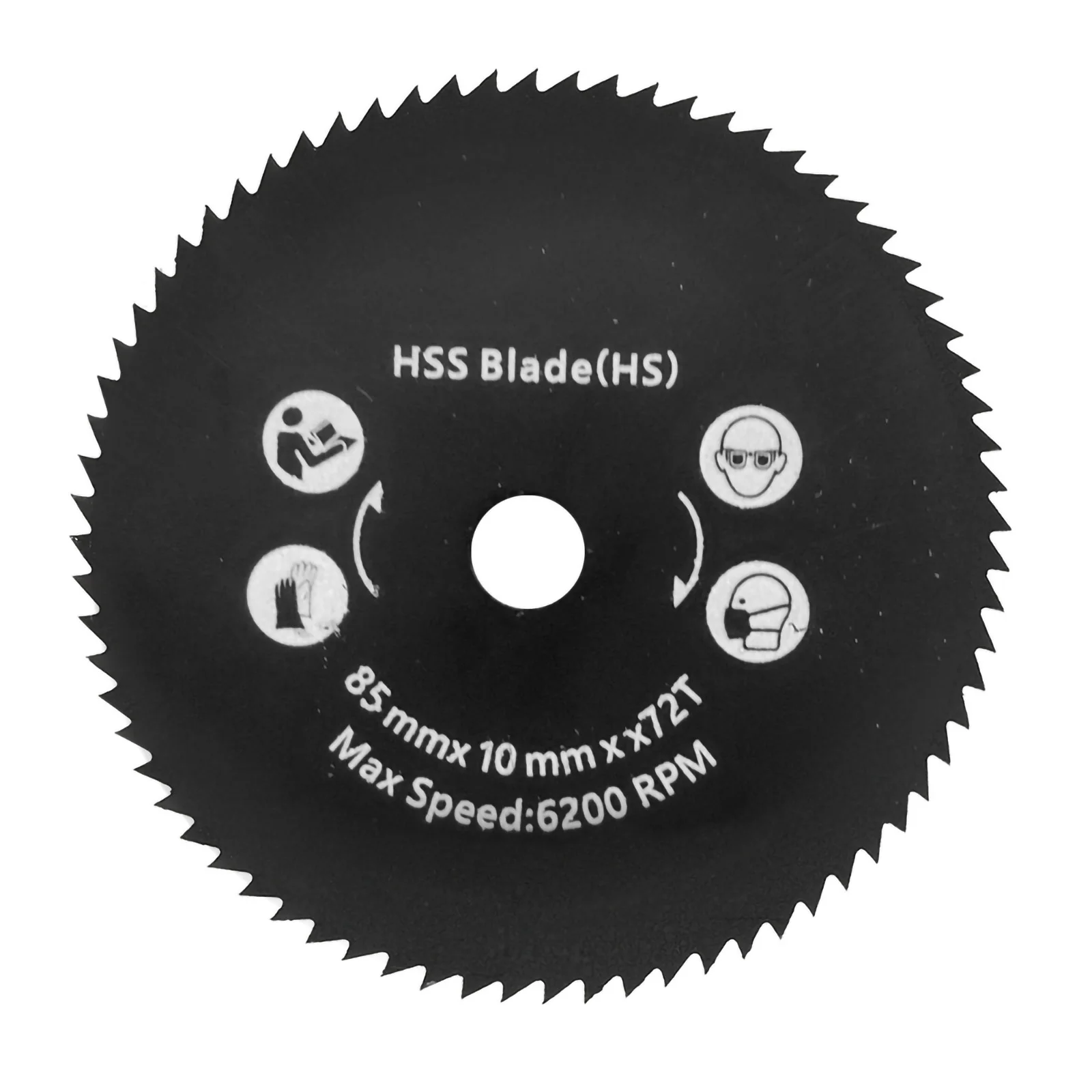 85mm*10mm 72T HSS Circular Saw Blade Cutting Disc Wheel For Wood Metal ...