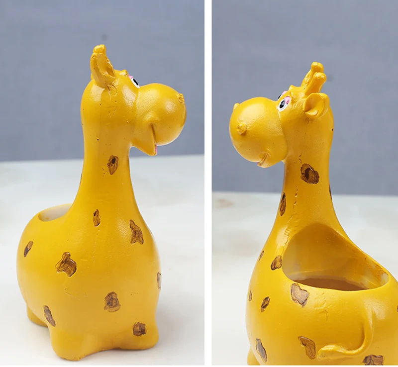 POT DE FLEUR,Giraffe--Pots de fleurs en résine Style Pastoral ...