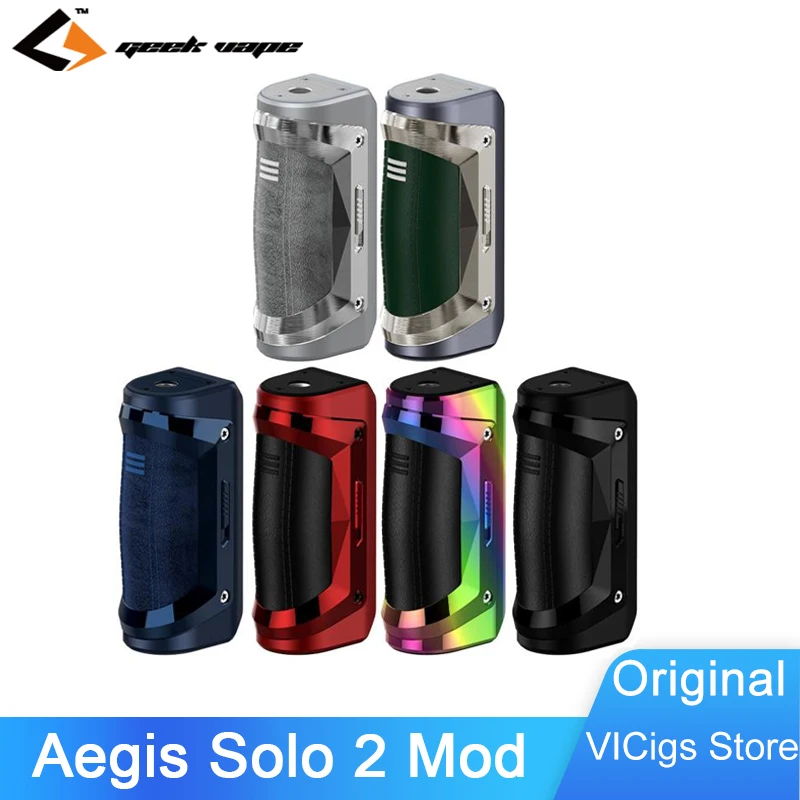 Original-GeekVape-S100-Aegis-Solo-2-Mod-100W-Box-mod-powered-by-single ...