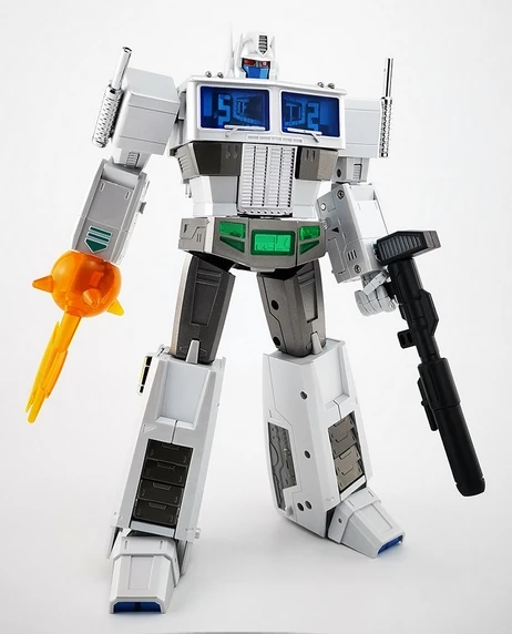 White Optimus Prime Toy