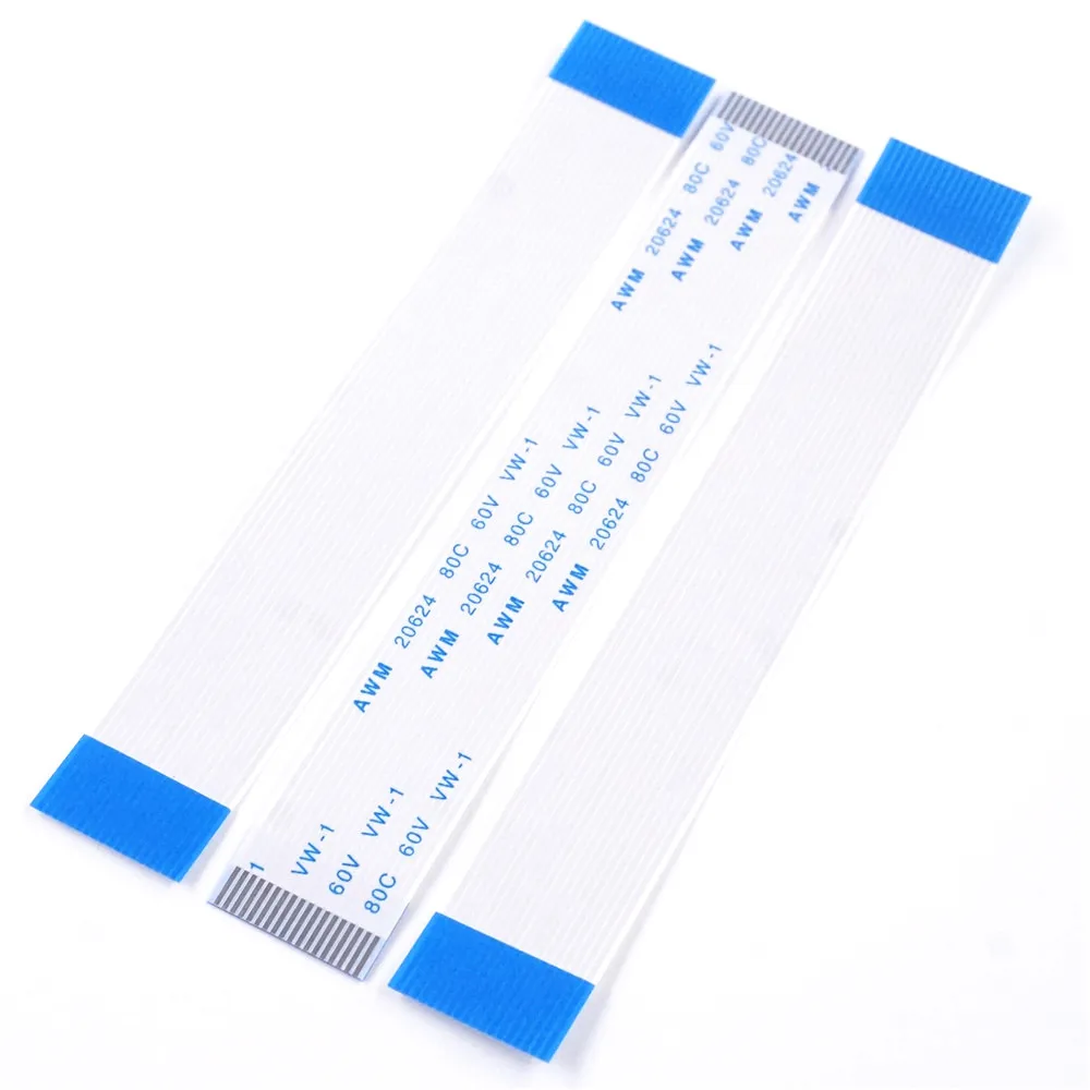 2pcs FPC FFC Flexible Flat Cable 18 PIN 0.8 mm pitch Step Same Contact ...