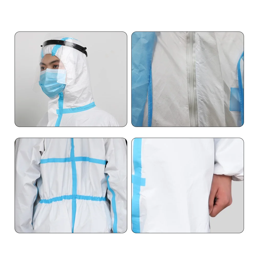 High Quality Disposable Antibacterial Plastic Closures Isolation Suit ...