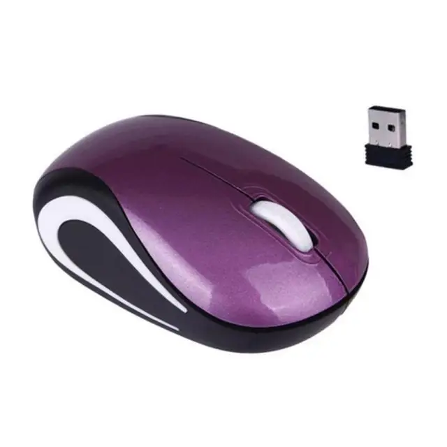 Wireless Mini Mouse Kids Computer Gaming Small Portable Mause 1600DPI ...