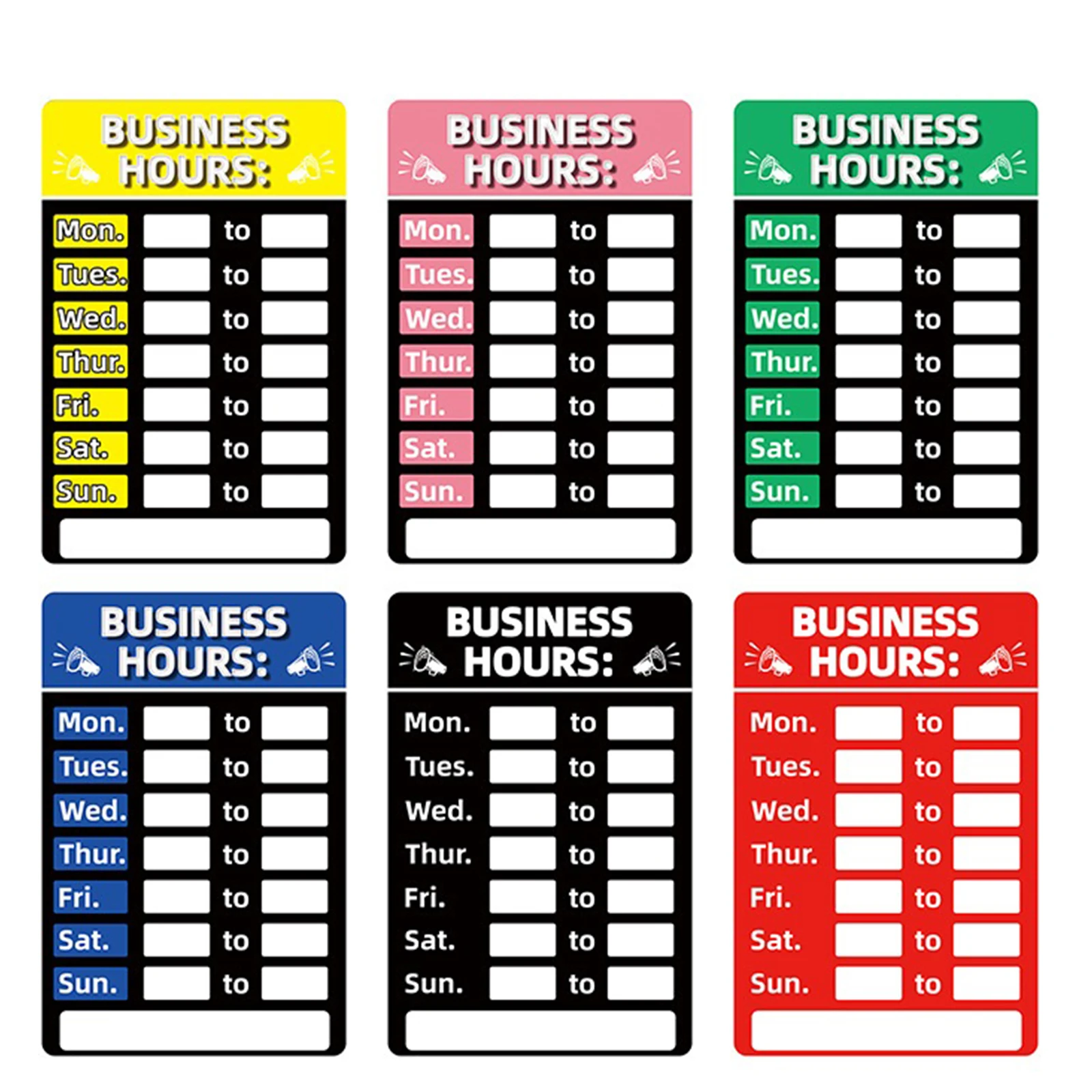 Vinyl Office Hours Sign Template