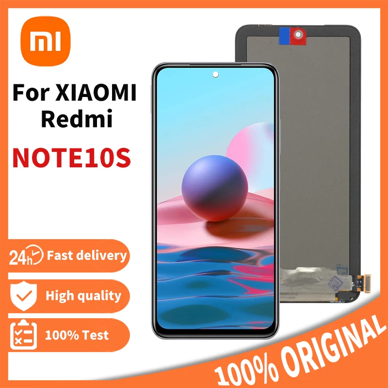 Amoled original display para xiaomi redmi nota 10s lcd tela de toque amoled digitador ...