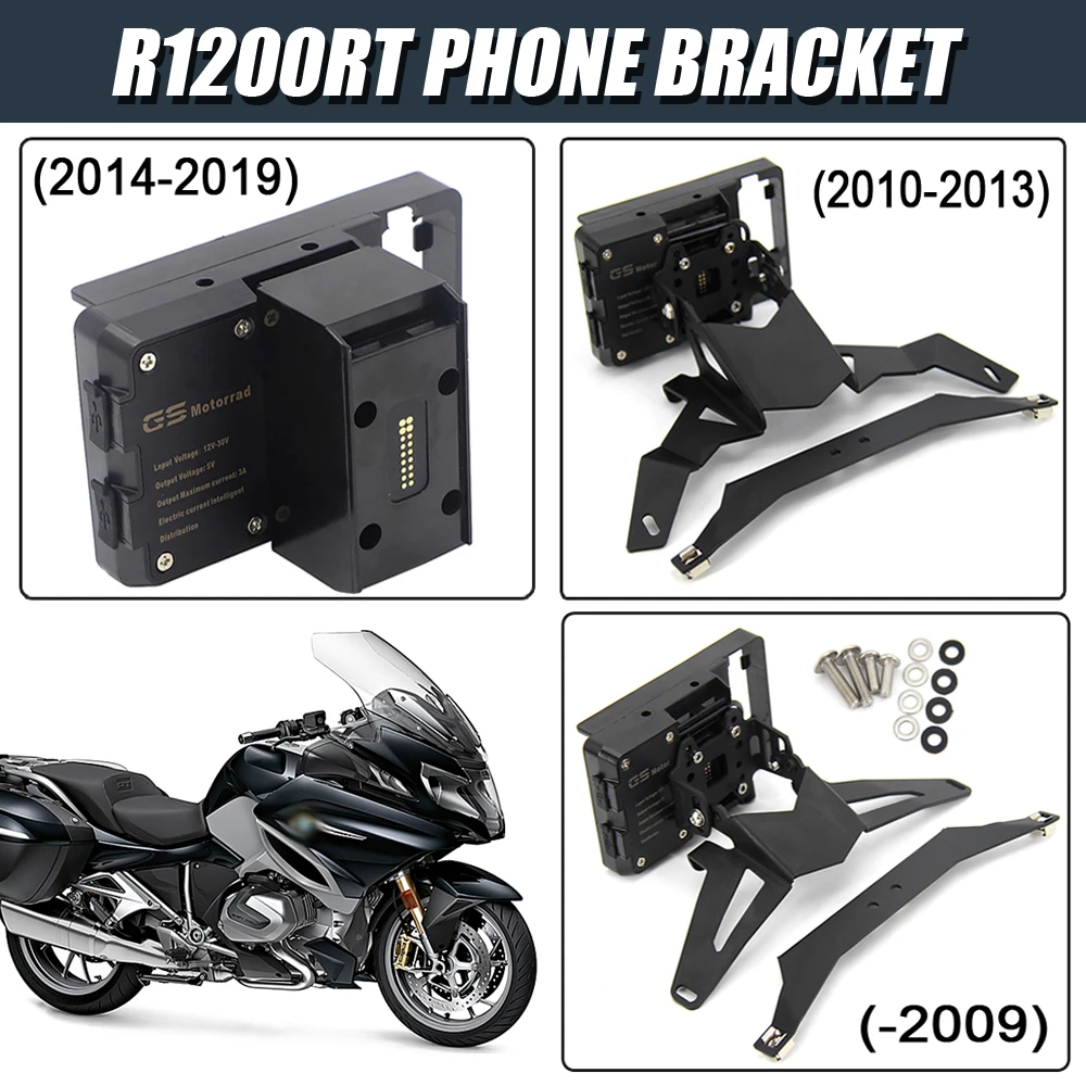 New Navigation Bracket For BMW R 1200 RT R1200RT GPS Phone Holder 2009 ...