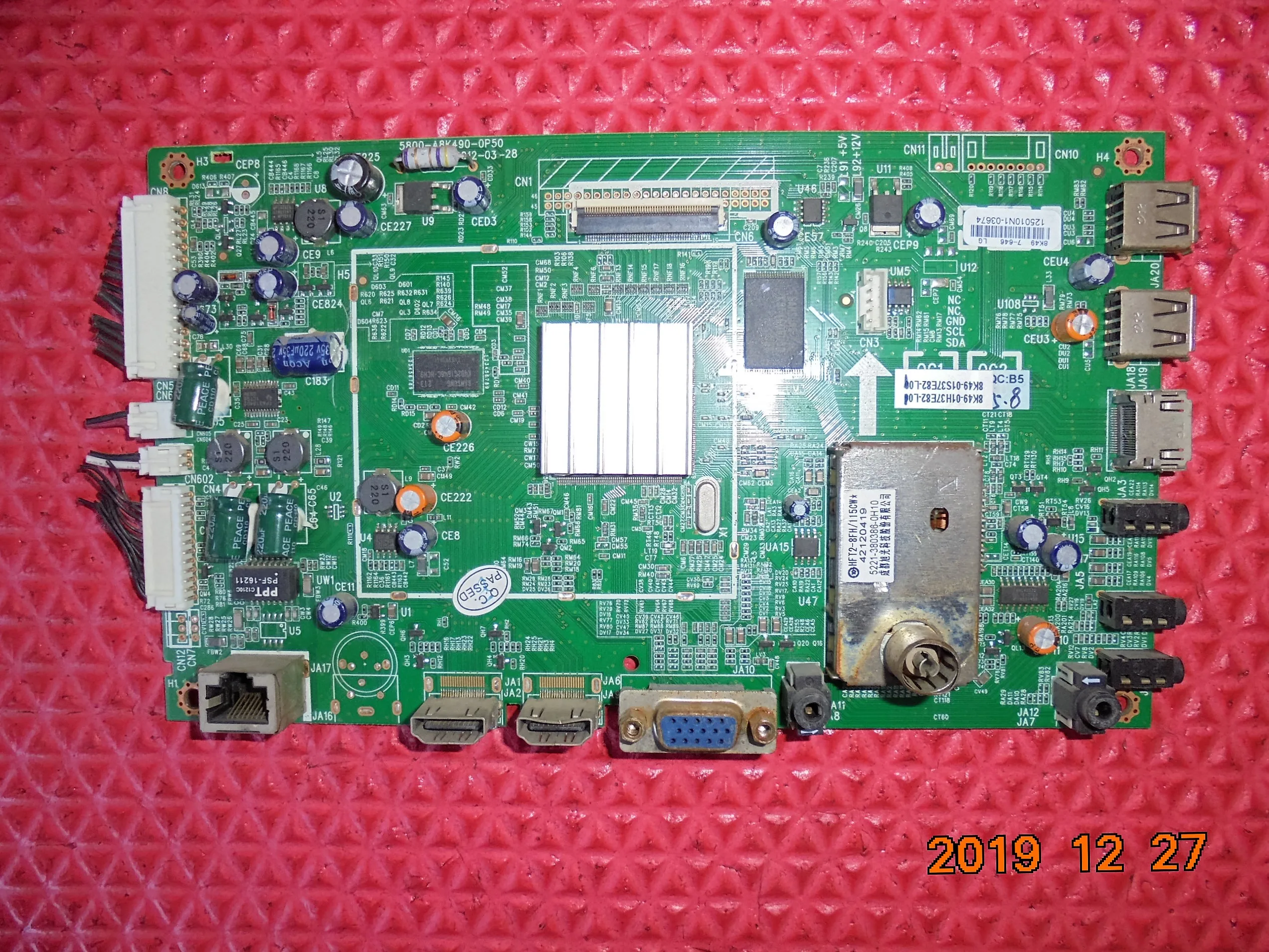 37e82rd Lcd Tv Main Board 5800-a8k490-0p50 With Screen Lc370eun - Pc ...