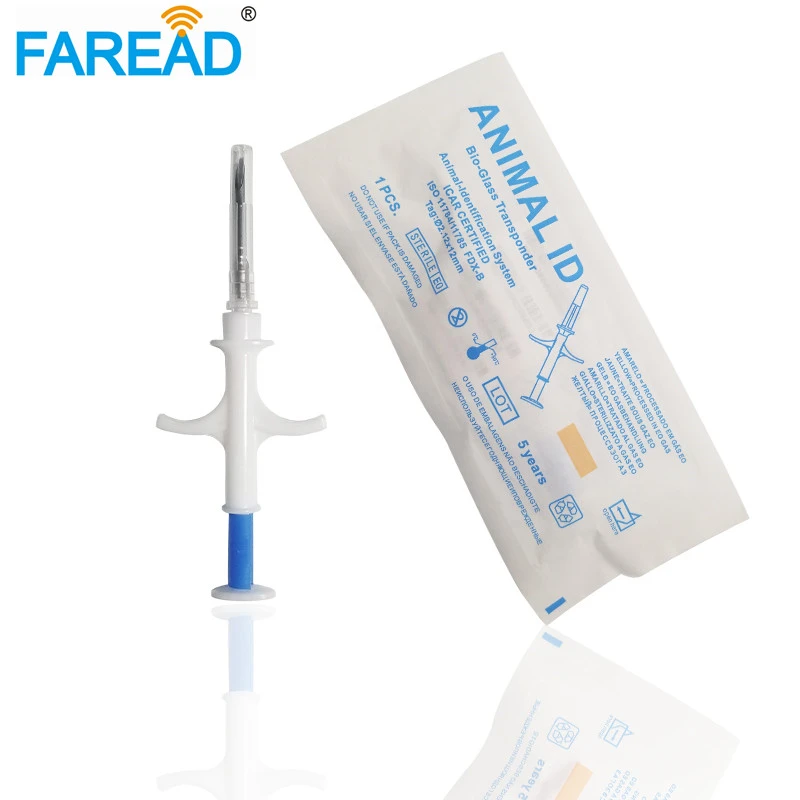 FRD025N1 ISO ICAR RFID 마이크로칩 인젝터, 바이오글라스 임플란트 고양이 개 피쉬 칩 주사기, 반려동물 추적용 ...