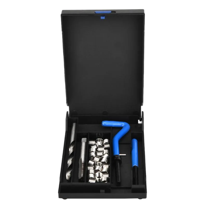 M8 Screw Threaded Inserts Repair Tool Set Drill Tap Coiled Wire Insert ...