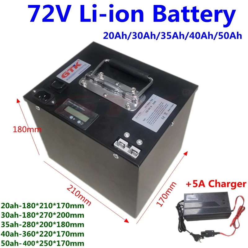 GTK-Escooter-Battery-72V-20Ah-30ah-35ah-40ah-50ah-Lithium-Ion-with-BMS ...