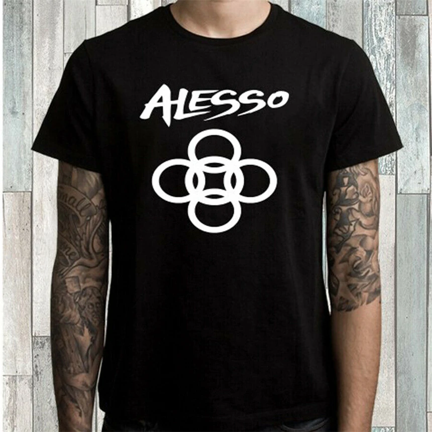 Dj Alesso Logo Men'S Black T Shirt Size S M L Xl 2Xl 3Xl For Youth ...