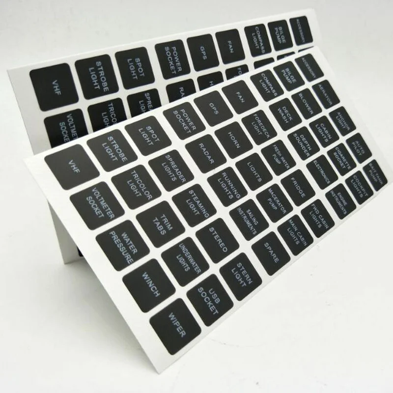 45pcs-Sticker-Rocker-Switch-Label-Decal-Circuit-Panel-Sticker-For-Car ...