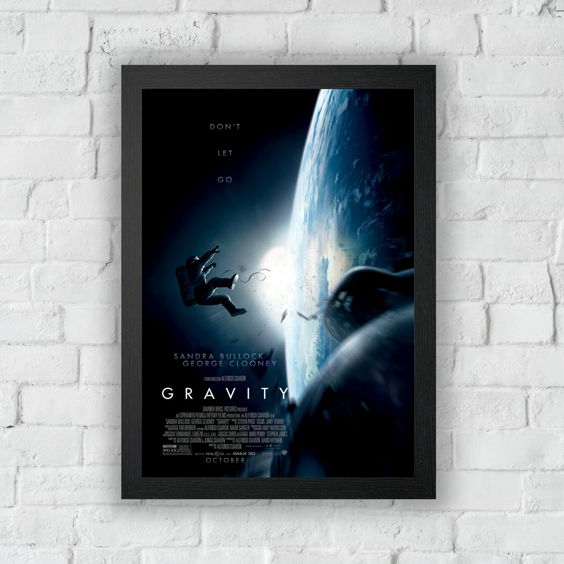 Gravity 3d Movie Poster