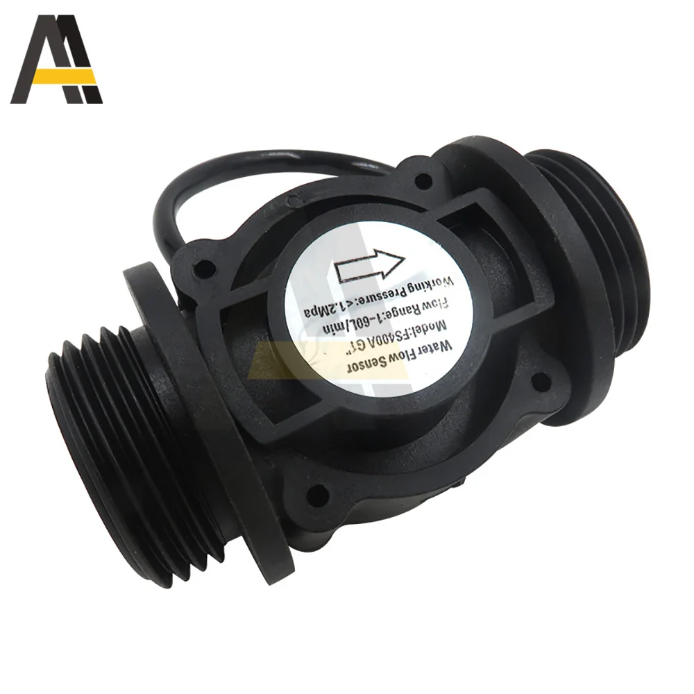 12V Water Flow Sensor DC 5-24V 1-60L/min Flowmeter Hall Flow Sensor ...