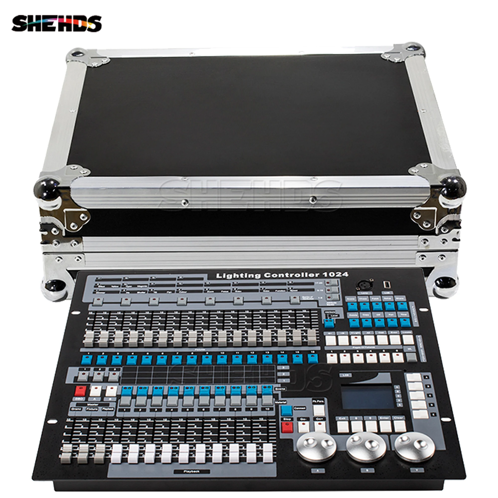 DMX-Console-1024-Channels-With-Case-For-Professional-Stage-Lighting ...
