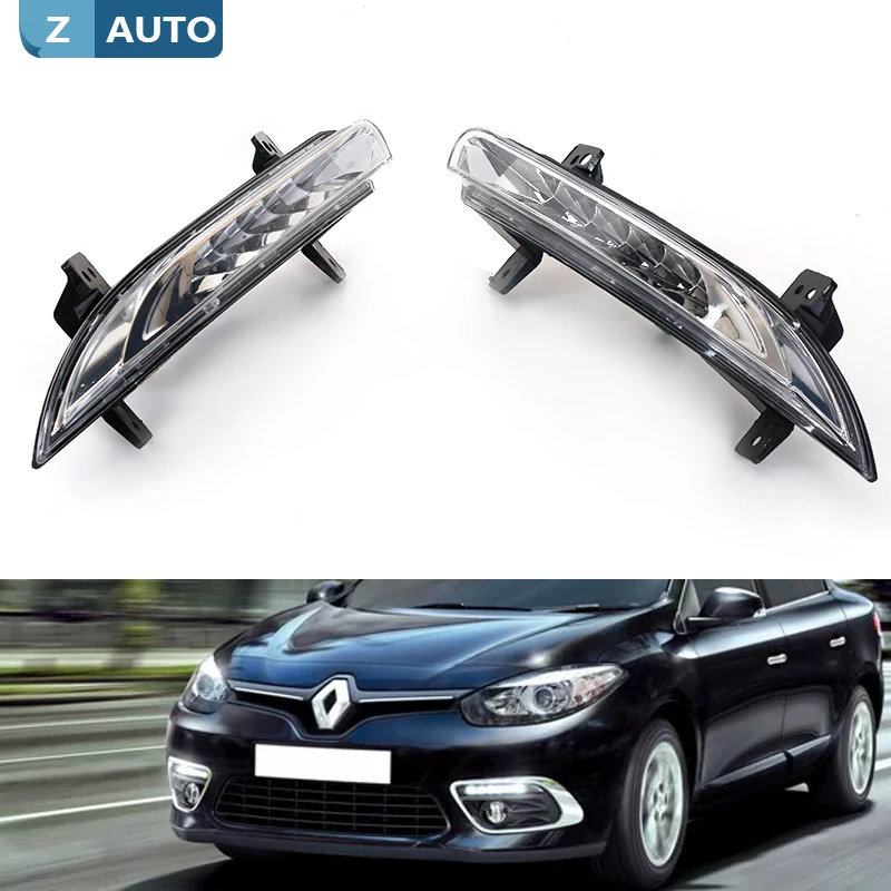 Left-Right-LED-DRL-Daytime-Running-light-For-Renault-Fluence-2014 ...