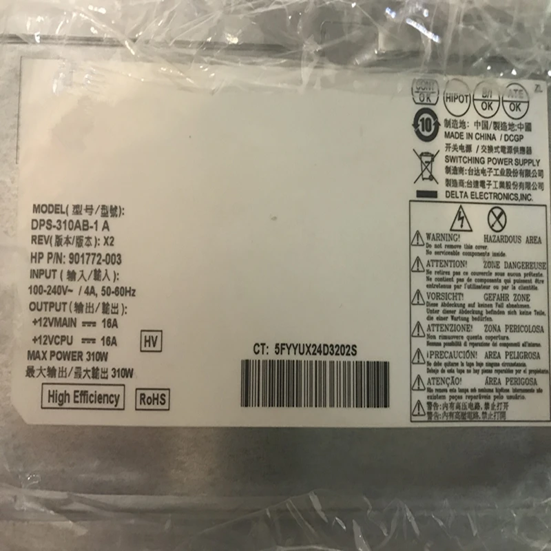 Original PSU For HP 680 280 800 600 480 288 G3 G4 4Pin 310W Power ...
