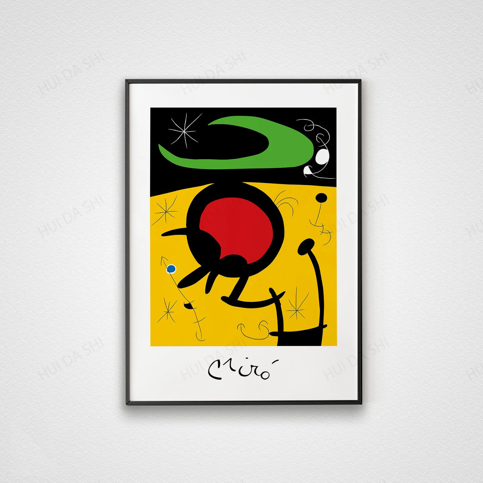 Joan Miro Hand Catching A Bird