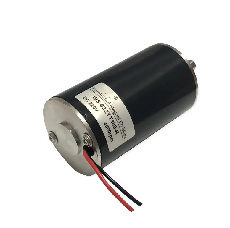 Motor-de-alta-velocidad-DC-220V-DC-100W-4500RPM-alto-par-motor ...