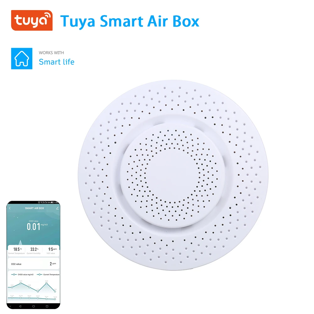 Tuya-Smart-Wifi-Air-Quality-Monitor-Formaldehyde-Detector-VOC-Carbon ...