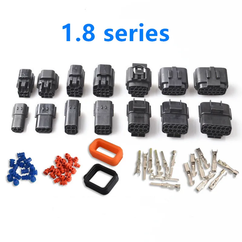 2/3/4/6/8/10/12/Pin Terminal plug 1.8mm Waterproof Wire Connector ...