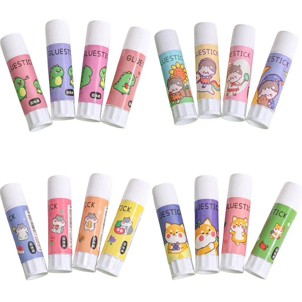 Cute Cartoon Solid Glue Stick Strong Adhesives Glues for Student Tapes ...