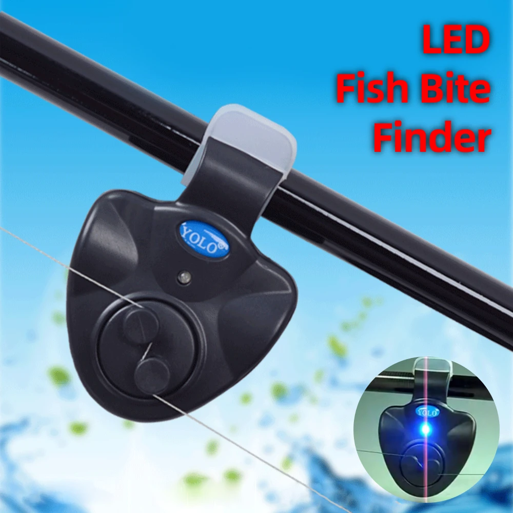 Led Night Fishing Rod Tip Clip Bite Alert Alarm | Led Sensitive Fishing ...