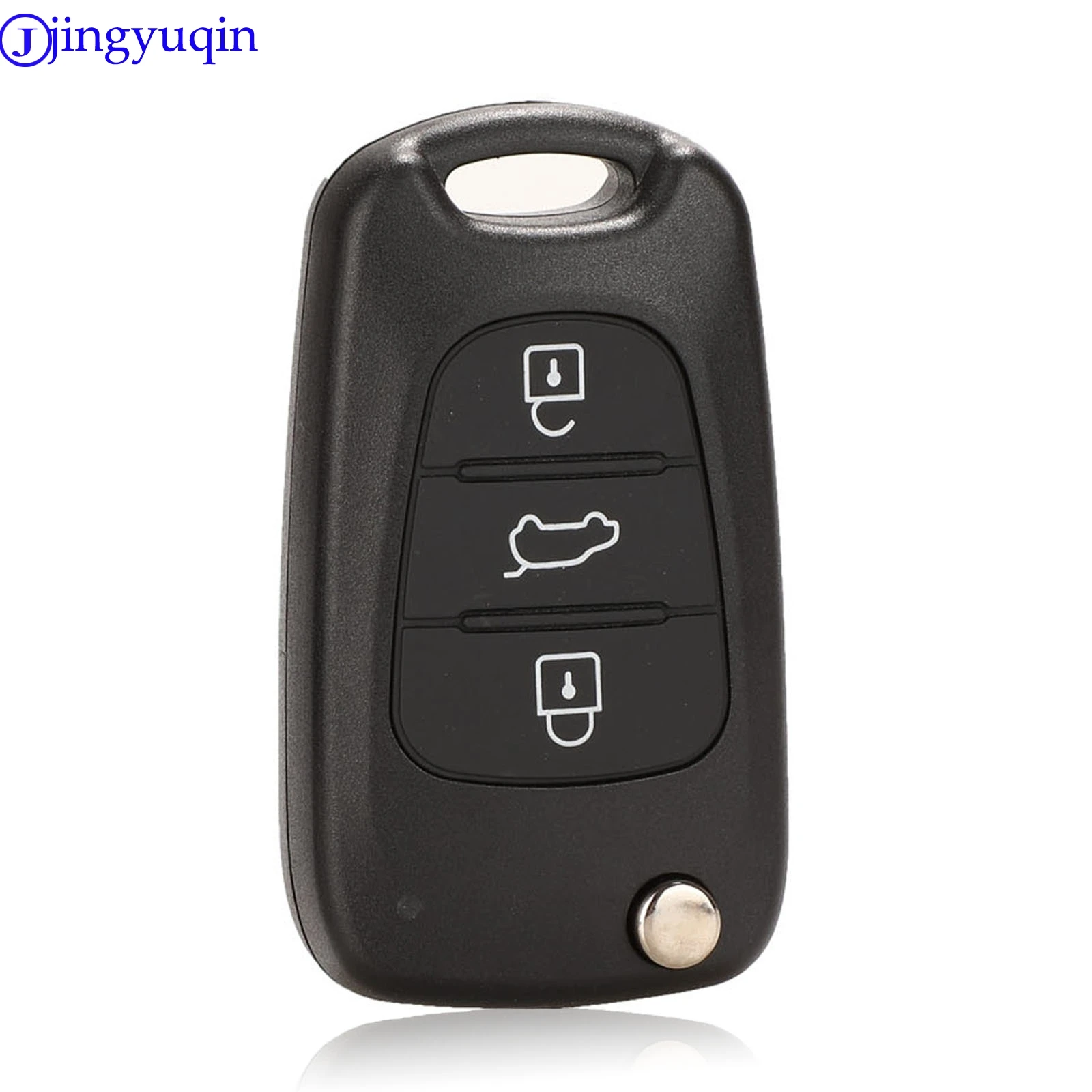 jingyuqin Uncut Blade 3 Buttons Flip Remote Key Shell For HYUNDAI I30 ...