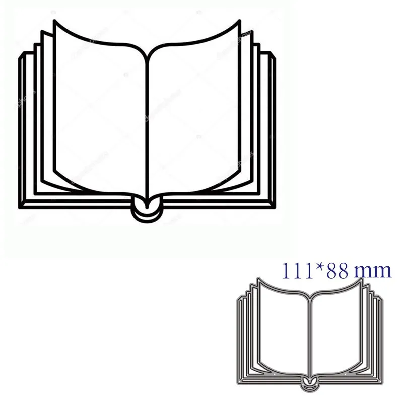 Troqueles-de-corte-de-metal-molde-de-troquelado-decoraci-n-de-libros ...