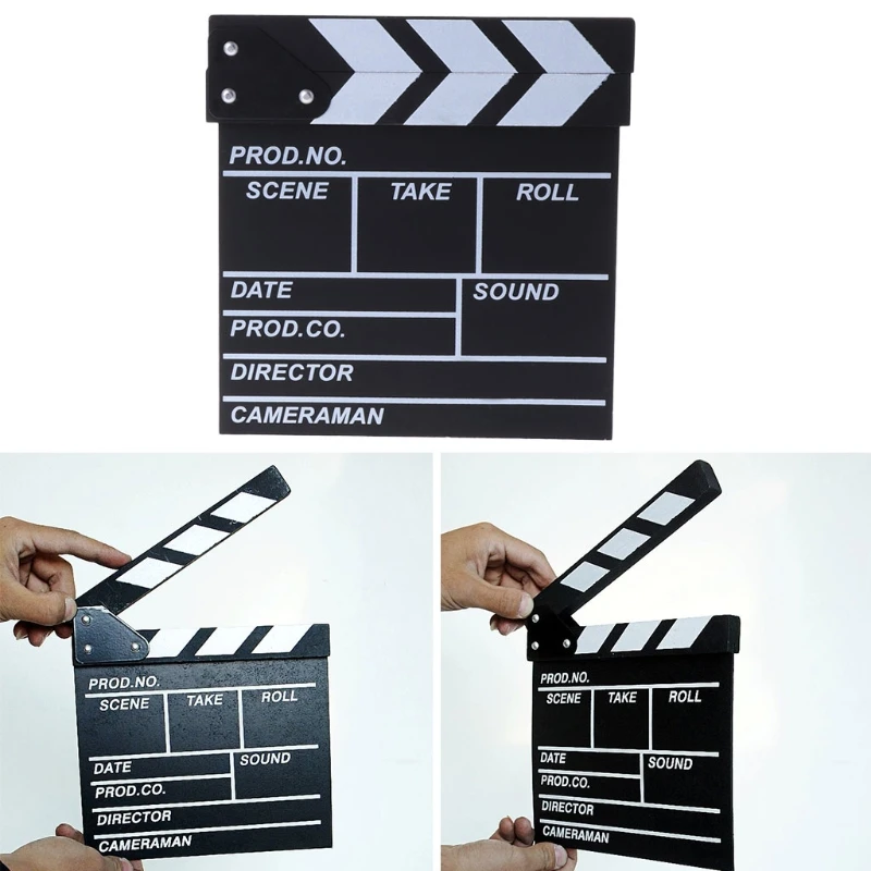 OOTDTY-20x20cm-Photo-Studio-Kits-Film-Director-s-Clapper-Board ...