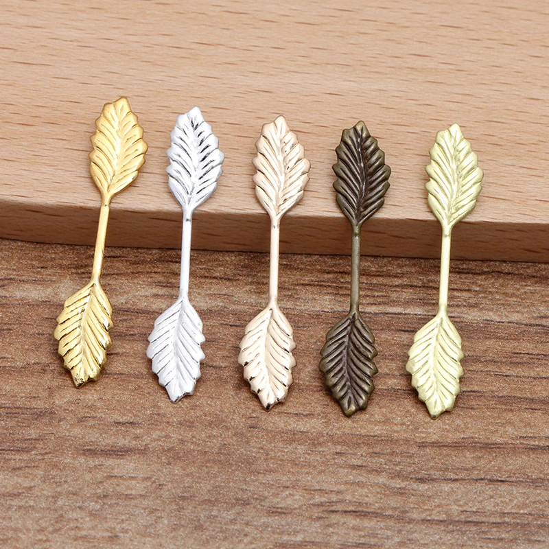 200 unids/lote de 7x35mm de flor de filigrana de cobre, Material hecho ...