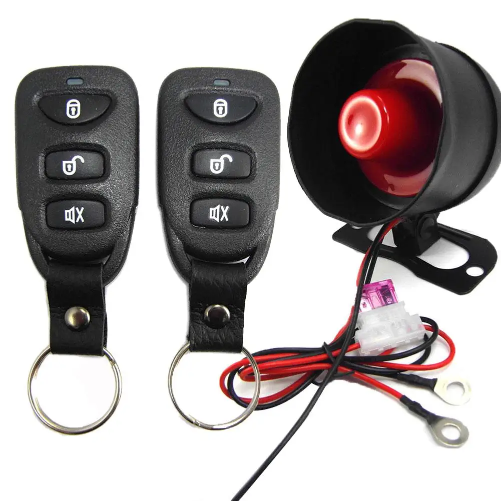 12V M810 8113 Universal Remote Control Anti theft Car Alarm Kit Auto ...