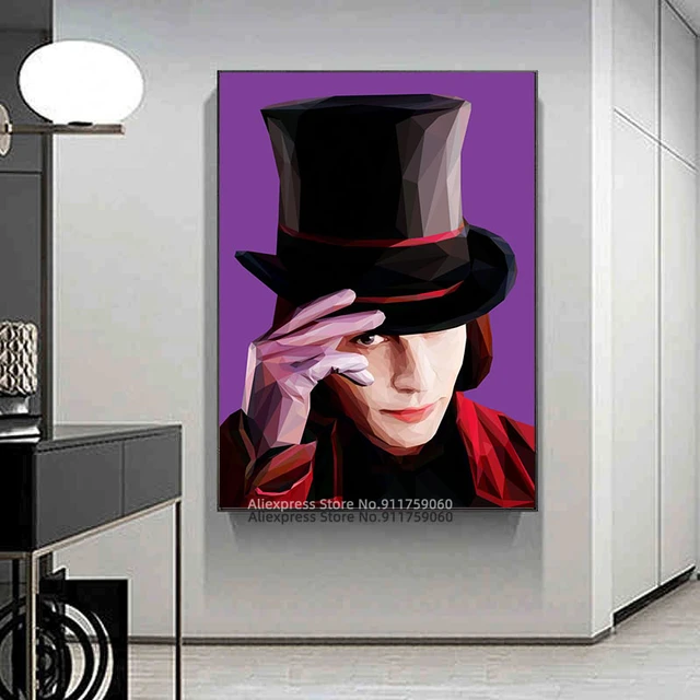 Willy Wonka Johnny Depp Poster