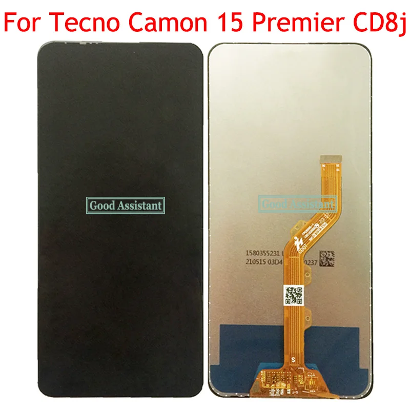 For Tecno Camon15 Camon 15 Premier Cd8j Lcd Display With Touch Screen ...