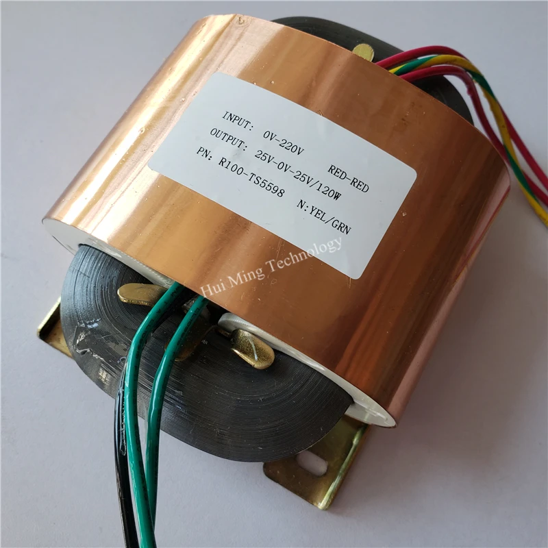 25v-0-25v 2.4a R Core Transformer 120va R100 Custom Transformer 220v ...