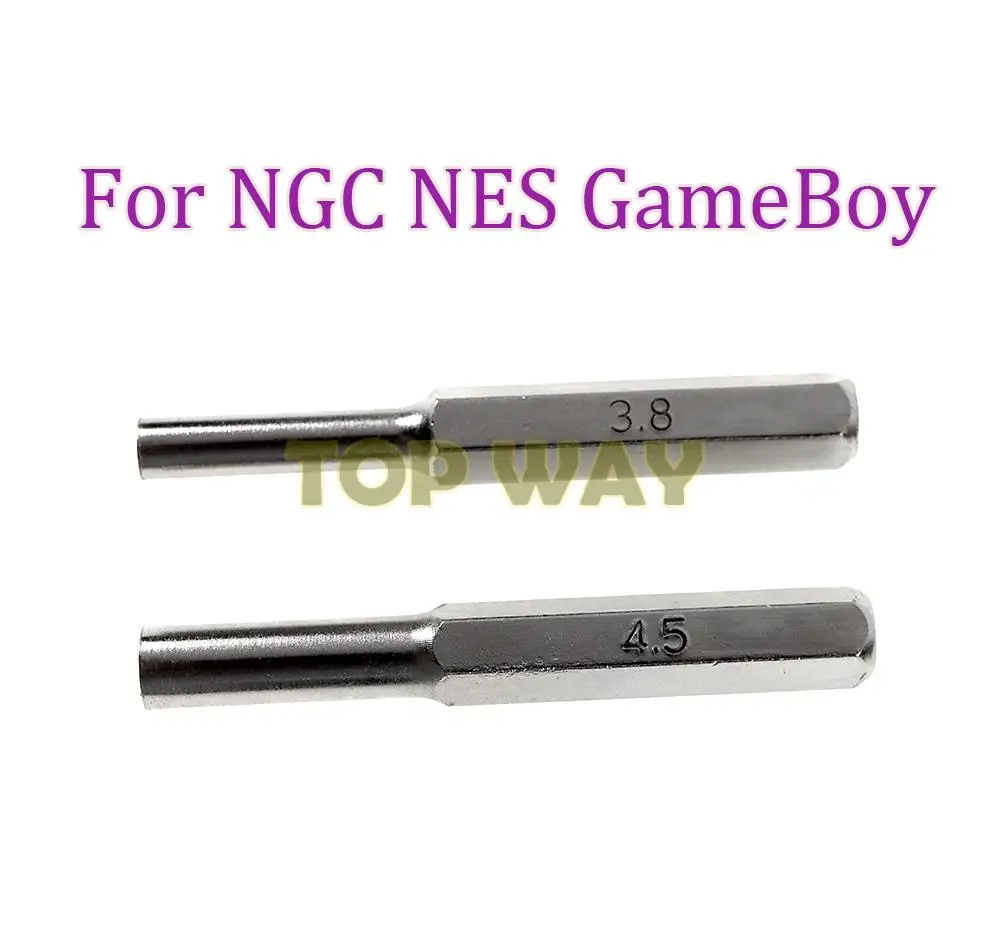 50PCS 3.8mm 4.5mm Security Screwdriver Tool Bit Gamebit For NGC SFC MD ...