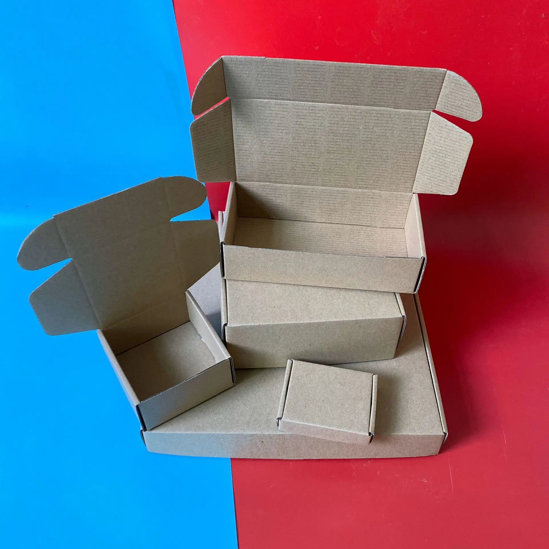 Multiple Sizes Harden Square Cardboard Gift Box Corrugated Mailing ...